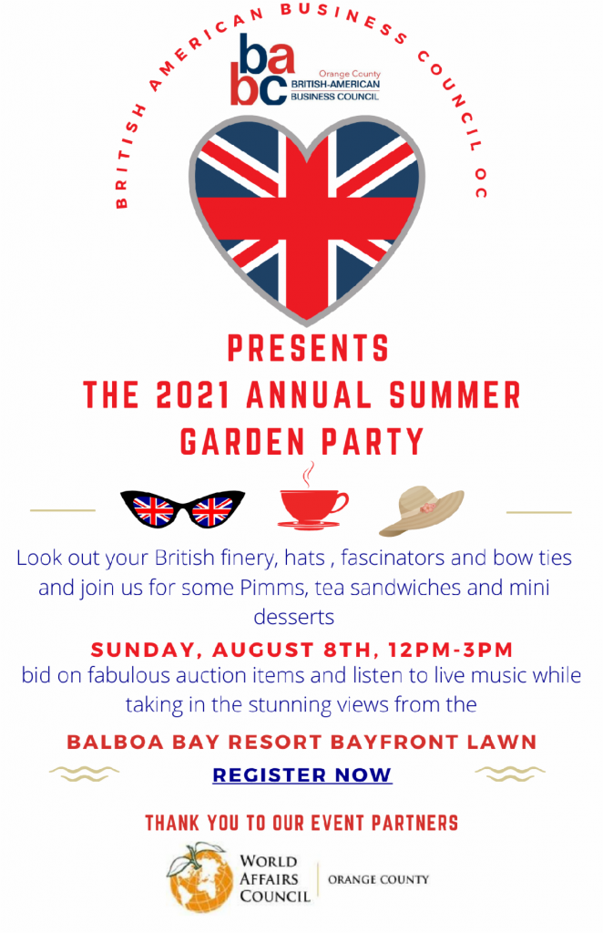 British American Business Council 2021 Annual Garden Party - Partnered ...